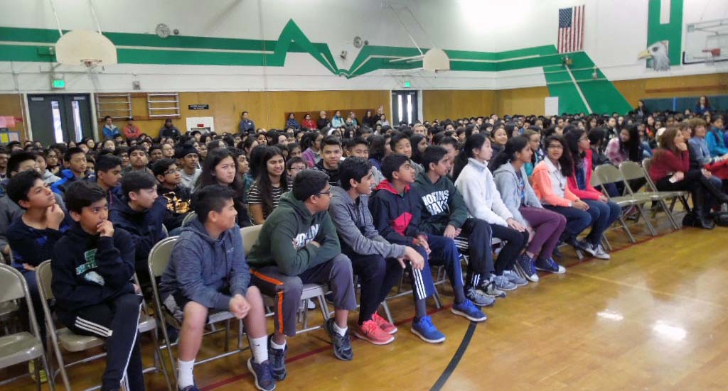Hopkins Junior High School, Fremont, CA January 24, 2017 | Neither ...